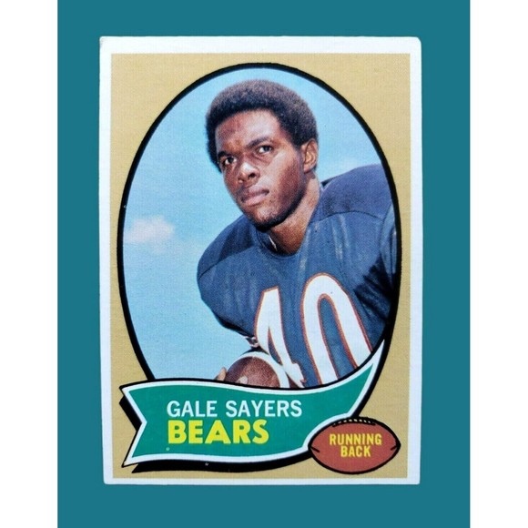 Topps | Toys | Vintage 97 Topps Gale Sayers Nfl Football Card 70 ...
